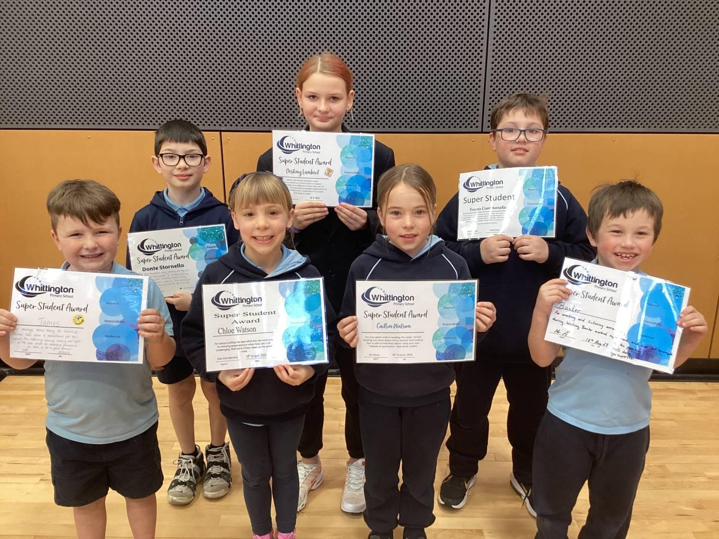 Super Student and PBS Wristband Awards